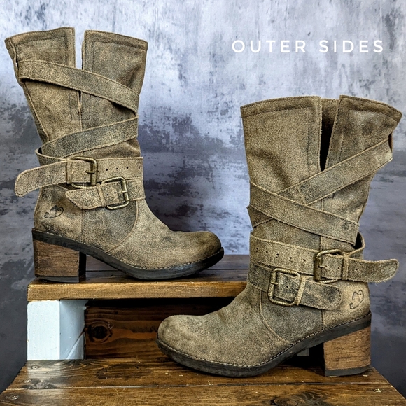 Anthropologie | Shoes | Anthropologie Felmini Gredo Cowboy Moto Biker ...